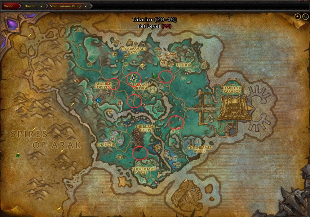 Anleitung zum Finden der sieben seltenen Reittiere in Warlords of Draenor